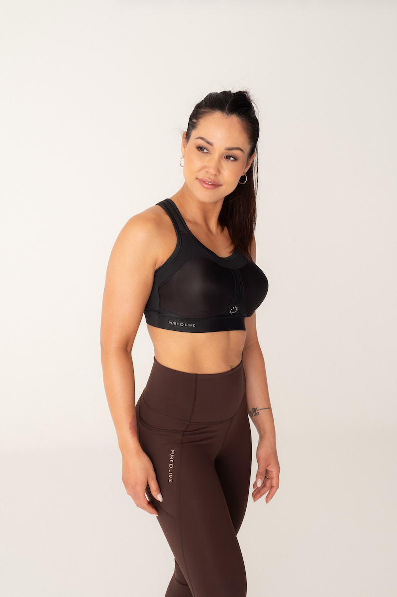 Compression Bra High Impact - Black